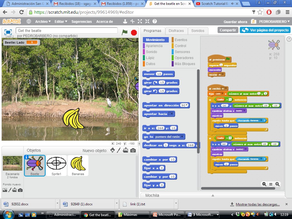 Práctica nº 3 de Scratch