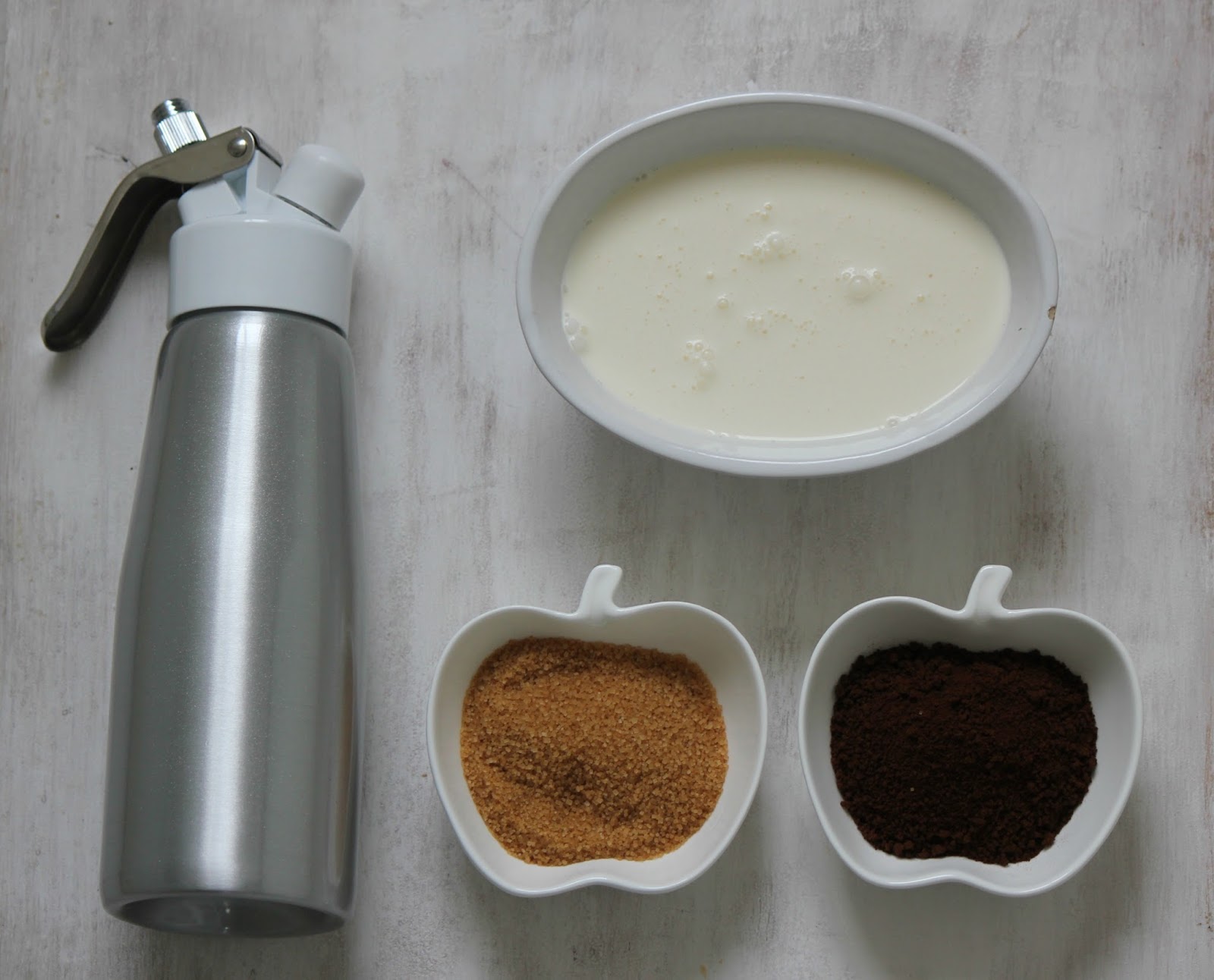 Espuma de café con sifón