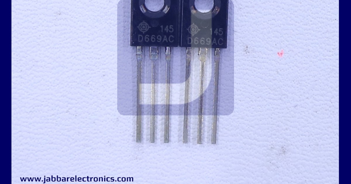 JUAL TRANSISTOR 2SD669AC TO-126 ~ Toko Komponen Elektronika Online