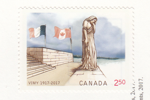 My postcard and stamp week: Canada: Tunnels of Vimy Ridge
