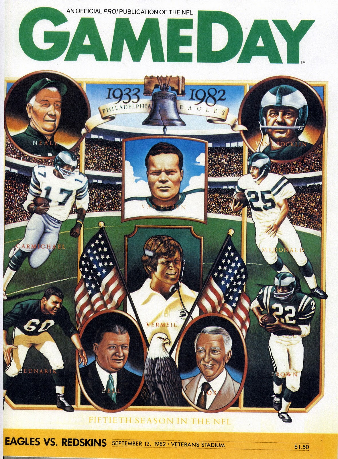 Pro Football Journal Presents: NFL Art: 1982 NFL Game Program Art