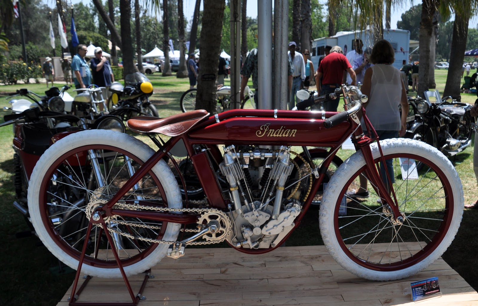 Just A Car Guy: 9/16 scale 1913 Indian board track racer