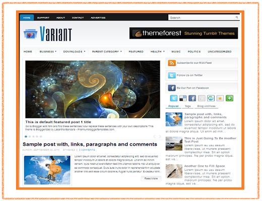 2 Columns Blogger Templates | Assistance For Free