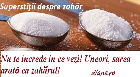 Superstiţii despre zahăr - diane.ro