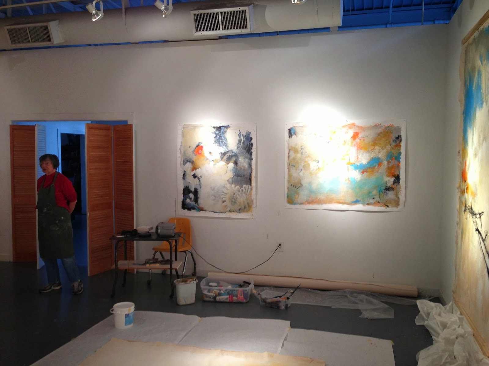 if ART Gallery: LAURA SPONG & EILEEN BLYTH The Big Paint Installation ...