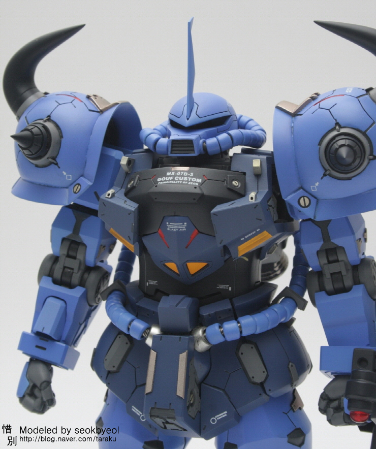 GUNDAM GUY: MS-07B-3 GOUF CUSTOM - Customized Build