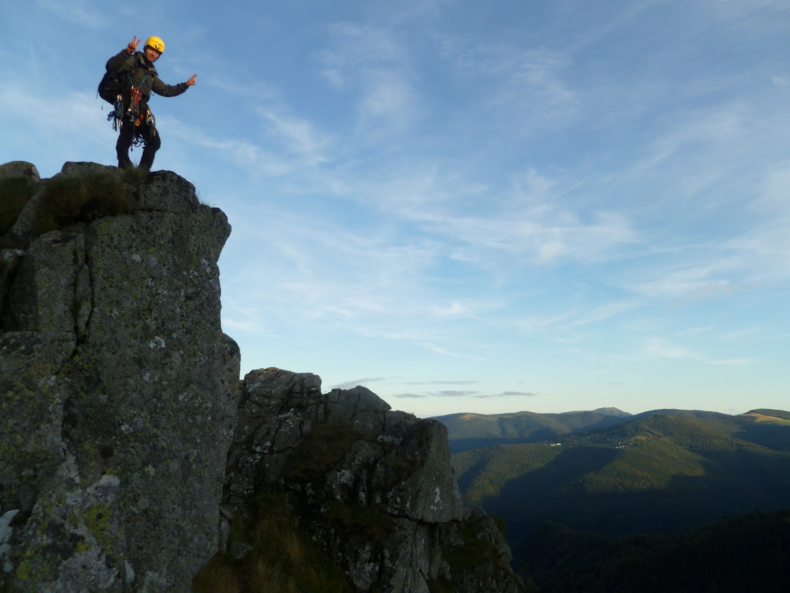 GRIMP-AVENTURE: traversée de l'arete des SPITZKOPF