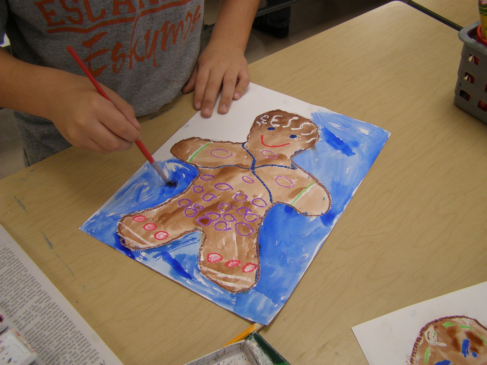 Welcome to Mrs. Peterson's Art Class!: Gingerbread Boys and Girls
