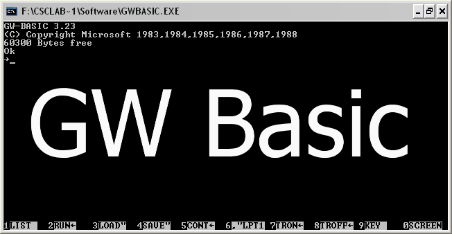 GWBASIC PRO PROGRAM WHICH I KNOW