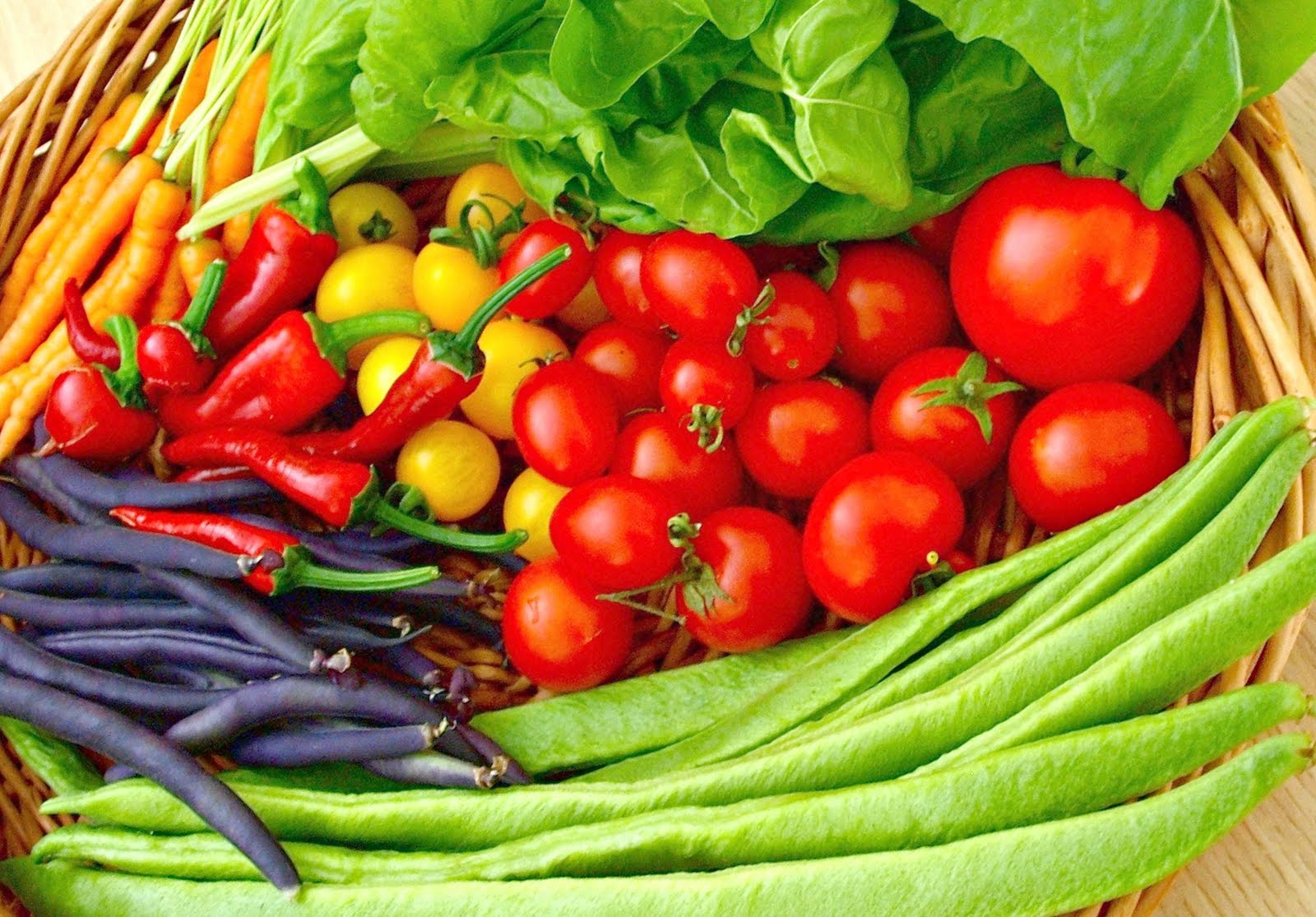 Mark's Veg Plot: Colourful harvests