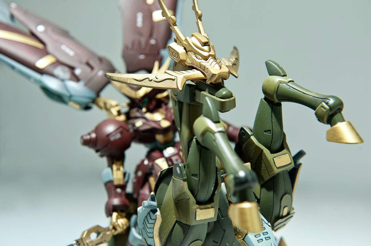 Custom Build: HGFC 1/144 Master Gundam + Fuunsaiki "Sengoku Master"