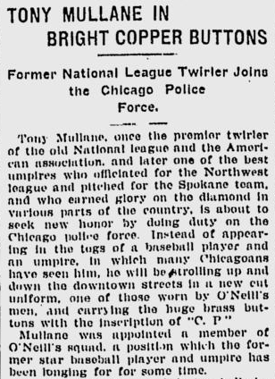 Tony Mullane - "The Count"