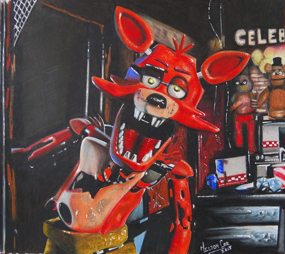 Art, Painting, Drawing, Tips and Tutorials: Drawing Foxy from Five ...