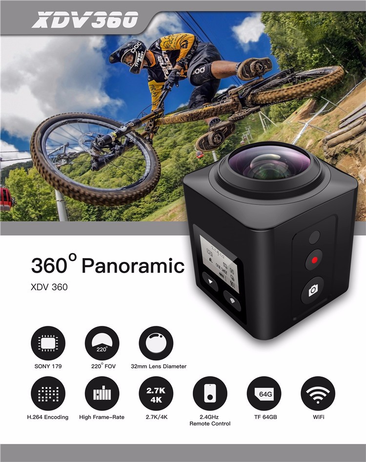 Sunchip Panorama XDV360: Cheapest 4k 360 camera? - 360 Rumors