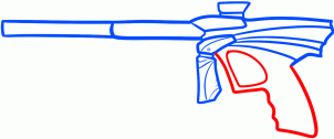 My Share Base: How to Draw a Paintball Gun tutorial