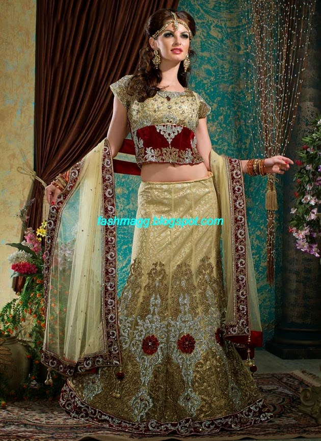 Traditional & Amazing Bridal-Wedding Lehengas-Cholli Collection 2014 ...