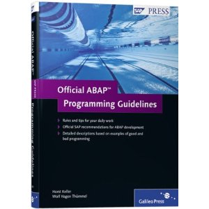 Official ABAP Programming Guidelines