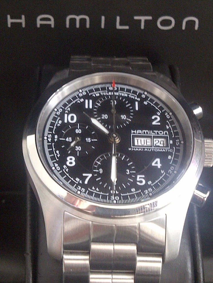 Jual Jam Original Surabaya: Hamilton Khaki Field Auto Chrono Watch ...