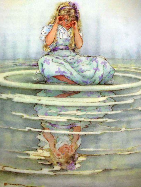 Alice's Illustrated Adventures In Wonderland: Chapter 2 ~ The Pool Of Tears