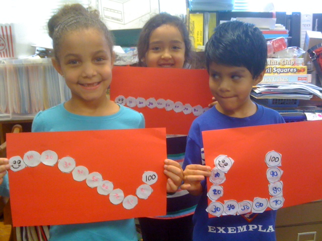 Kindergarten and Mooneyisms: The 100 Worm - A Cute "Counting By 10s ...