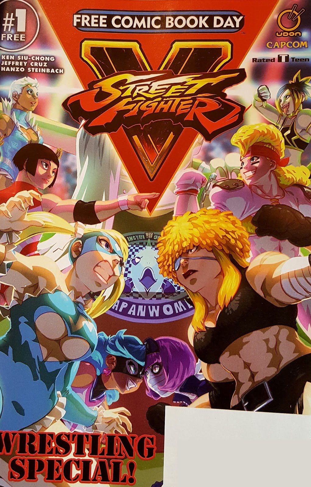 Free Comic Book Day 2017- Street Fighter V Wrestling Special