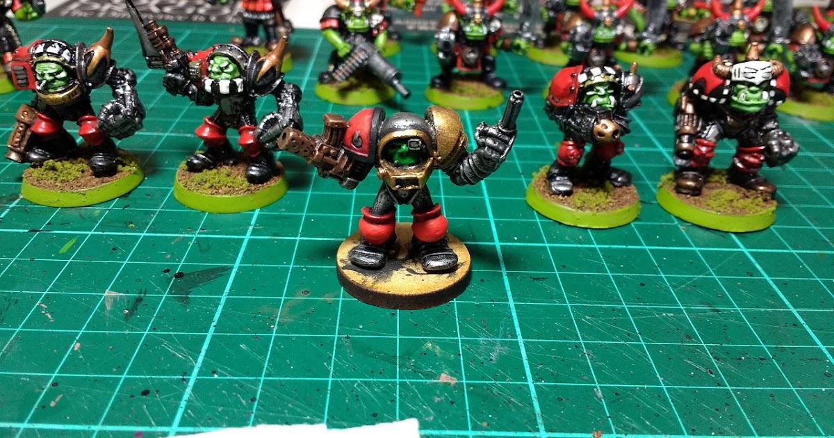 Crucium Giger's Miniatures Blog: Warhammer 40k - Rogue Trader Ork Boss