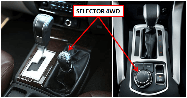 Simbol Pada Selector 4WD Dan Cara Pengoperasiannya - OMBRO