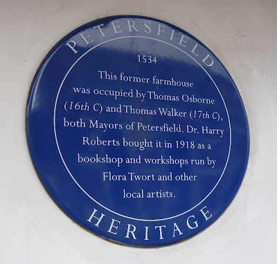 Dr Tony Shaw: Flora Twort in Petersfield, Hampshire: Petersfield Plaques #2