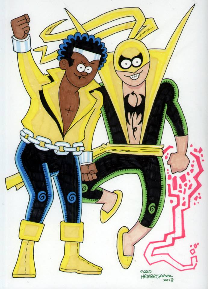 Marvel Comics of the 1980s: Power Man and Iron Fist by Fred Hembeck