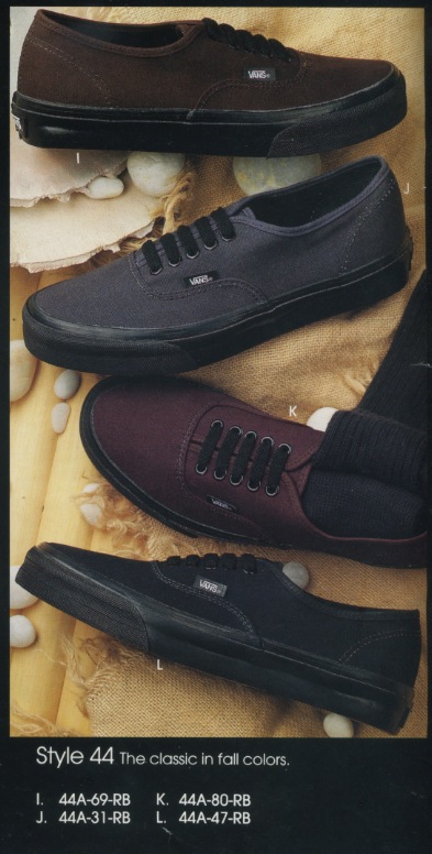 theothersideofthepillow: vintage VANS style #44 black canvas black ...