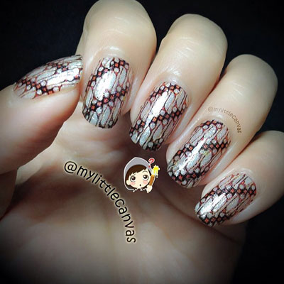 @MyLittleCanvas: Batik nails: Motif Parang Rusak