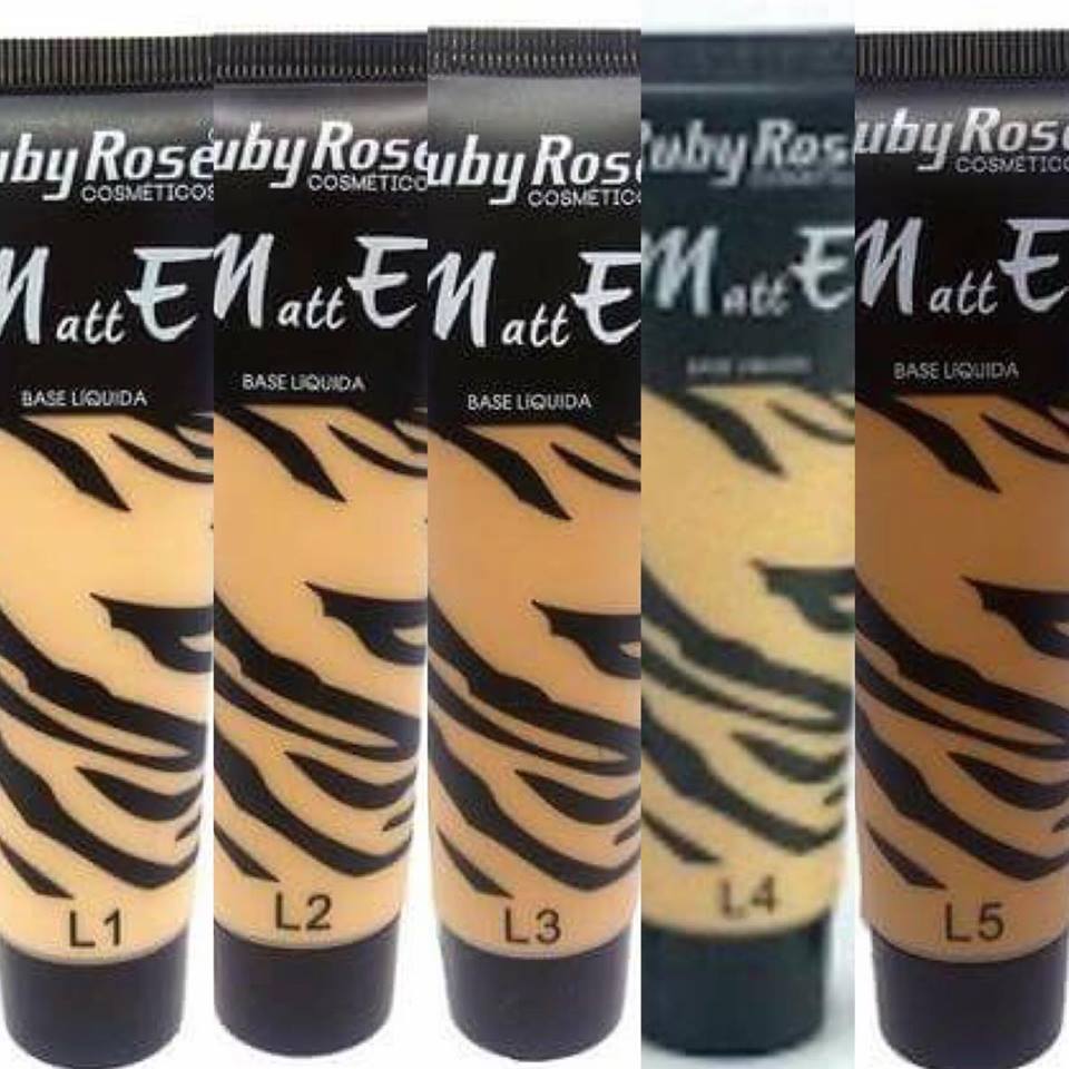 Em Frente ao Espelho : Resenha: Base Matte Ruby Rose