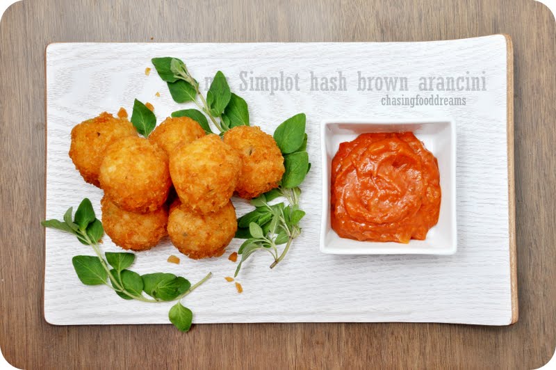 CHASING FOOD DREAMS: Simplot Hash Brown Arancini