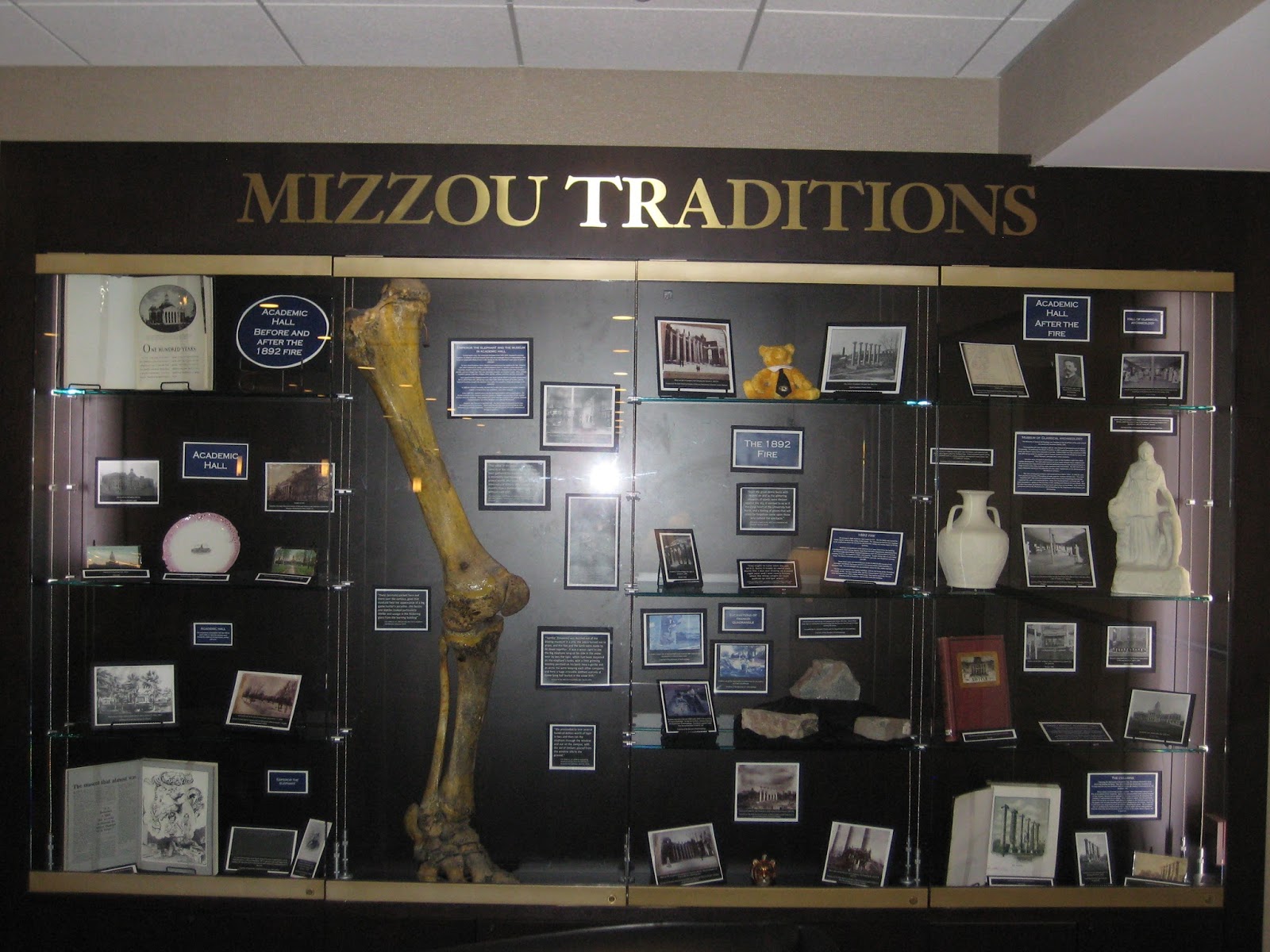Academic Hall: Before and After the 1892 Fire