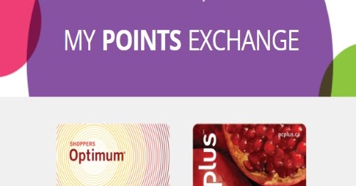 Canadian Daily Deals: Shoppers Drug Mart Optimum PC Plus Points Exchange