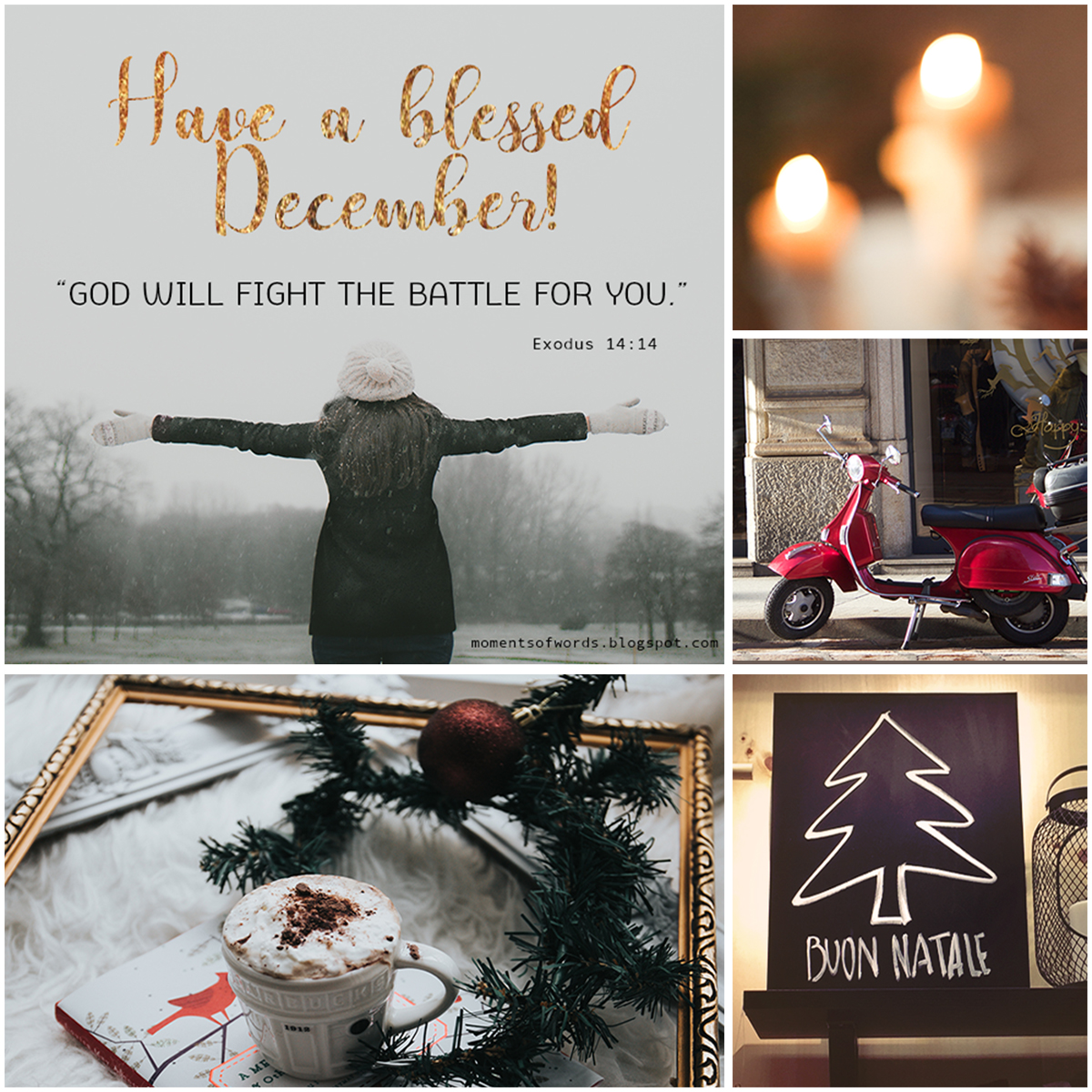 Have a blessed December! #happydecember | Moments of words