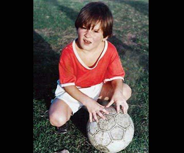 PRENSA DEPORTIVA: FOTOS DE LIONEL MESSI DESDE SU NIÑEZ