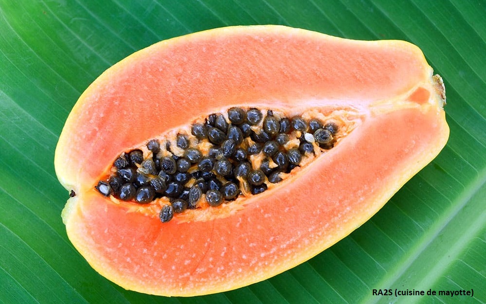 Recettes de Mayotte: Papaye au coco(papaya la nadzi)