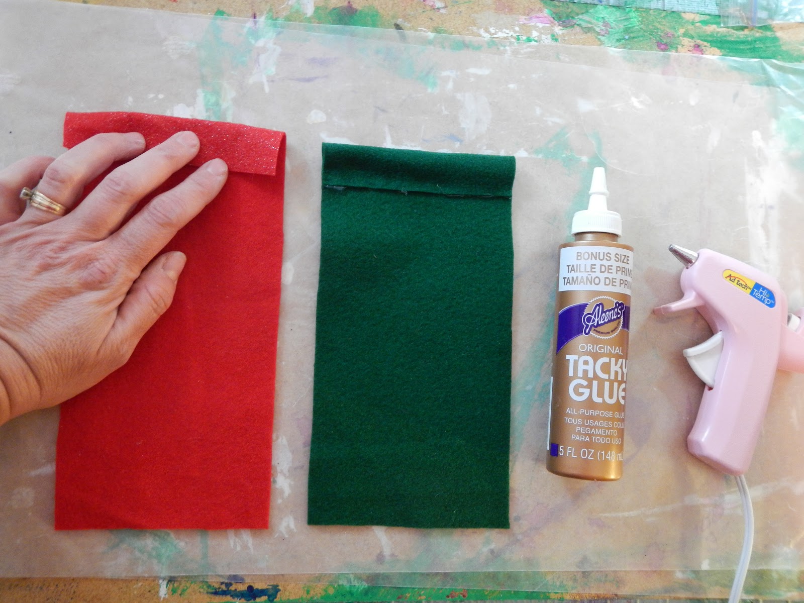 that artist woman: Felt Joy Banner