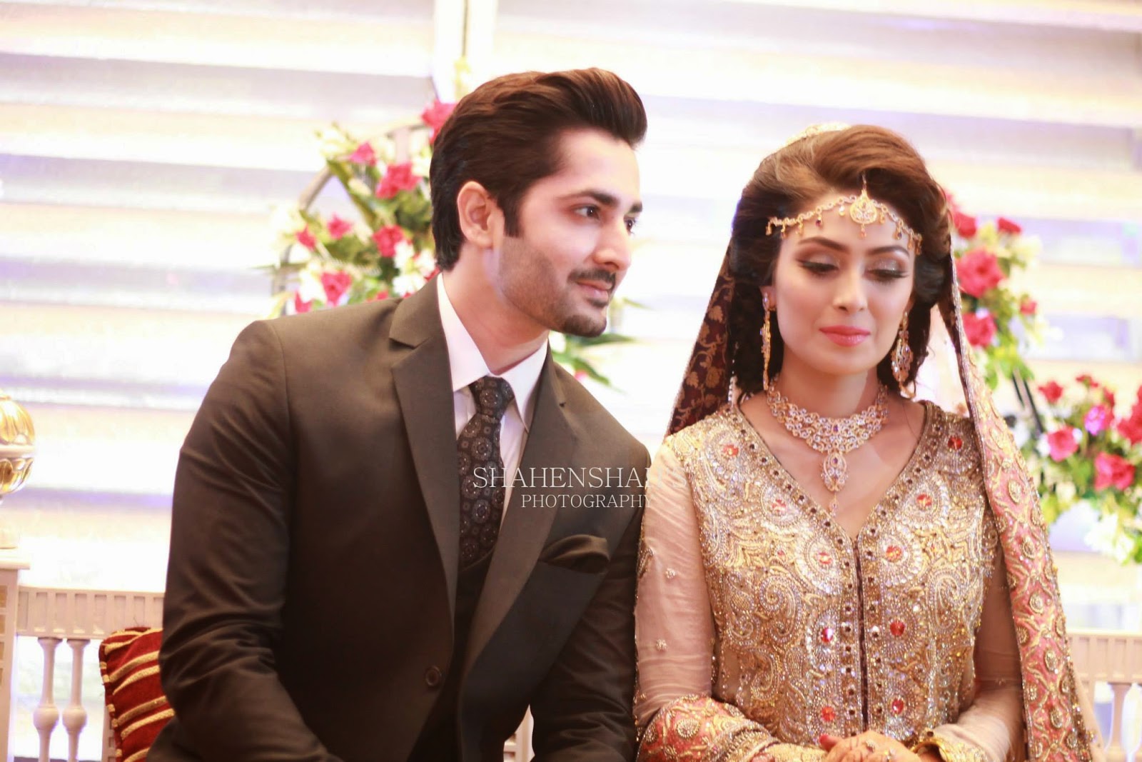 Aiza Khan and Danish Wedding pics Walima Special | Just Bridal