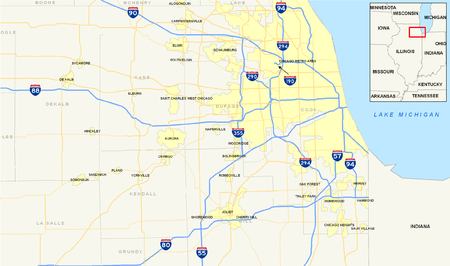 Toll Roads In Illinois Map - Map
