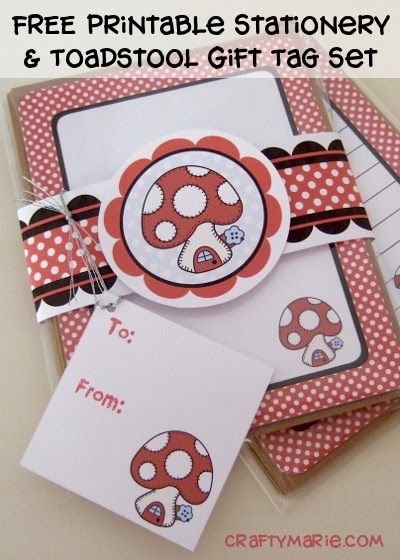 Free Toadstool Printables