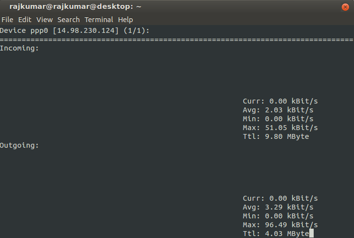 nload - Monitor your internet speed in the Terminal | It's All About Linux