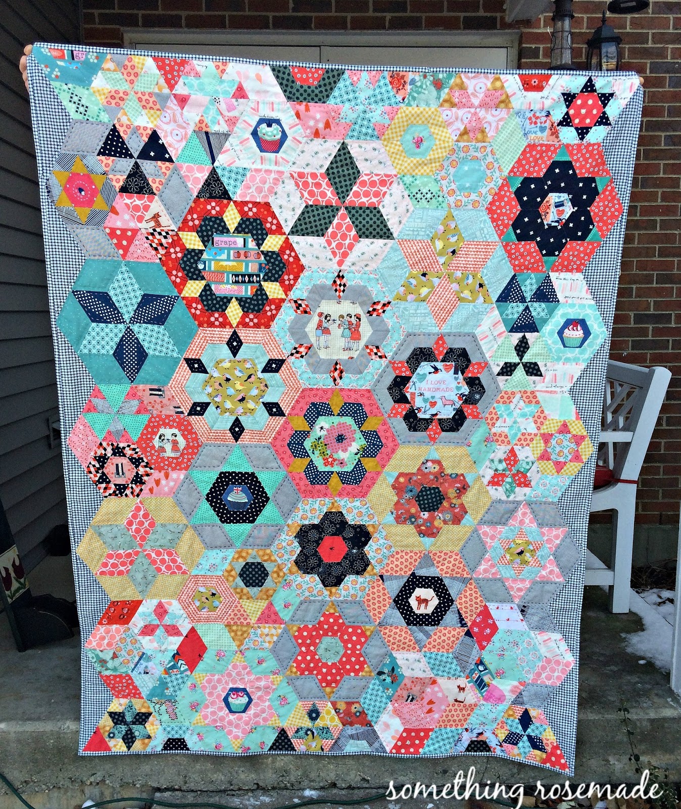 something rosemade: Smitten the Quilt, It's Finally Finished!