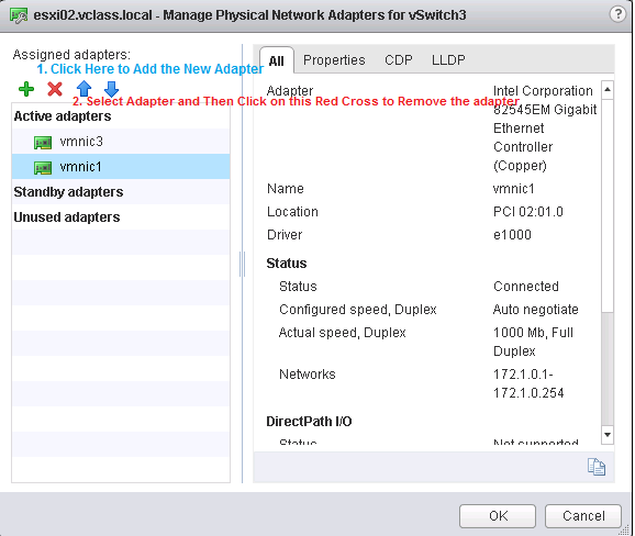 Virtualization The Future: Add/Remove the Physical Adapter From vSwitch ...