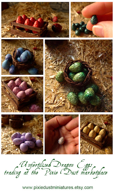Pixie Dust Miniatures: Trading Dragon Eggs