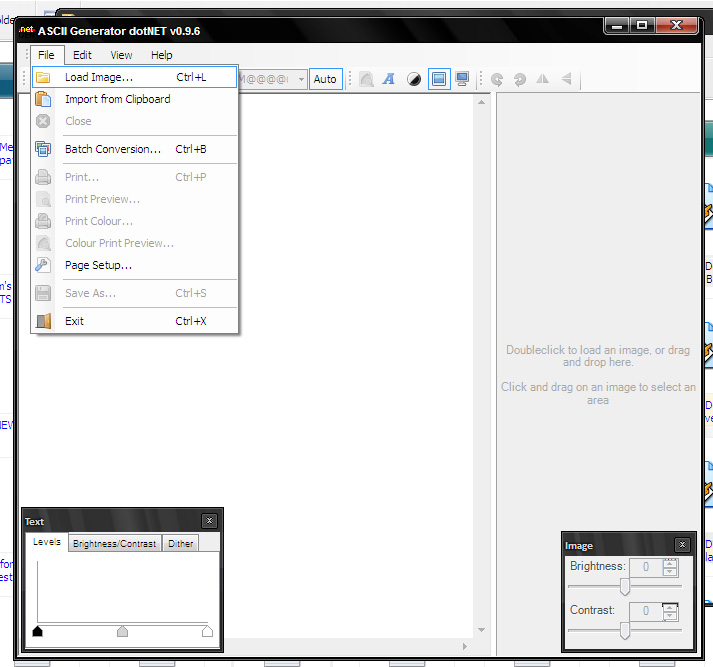 Cara Merubah Gambar Jadi Text dengan ASCII Generator dotNET – Mukhlissiji's