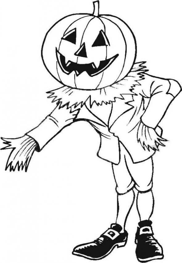 pumkins coloring page printeble | Learn To Coloring