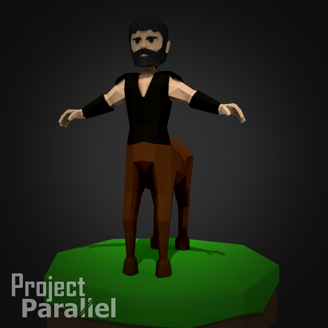 FREE 3D MODEL - Low Poly Centaur - Project Parallel Games