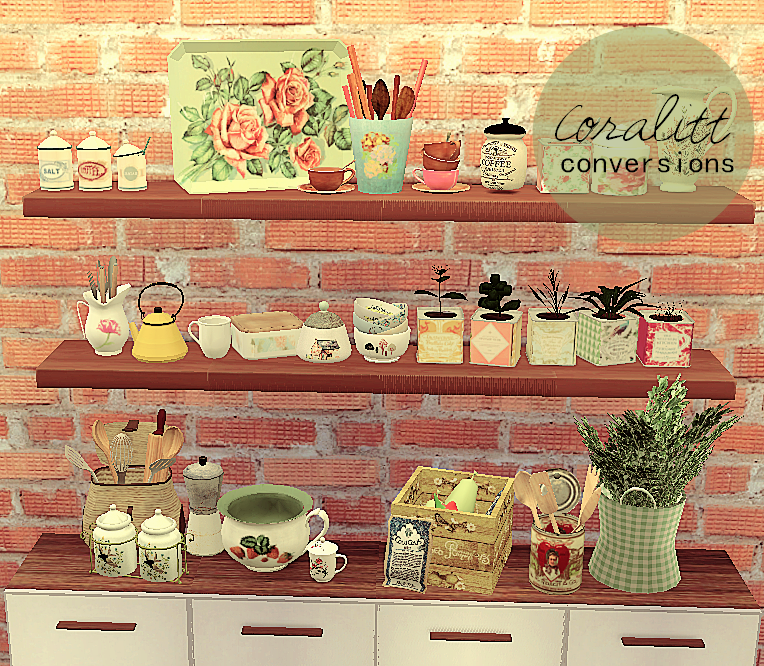 My Sims 4 Blog: Kitchen Clutter by CoralittSims